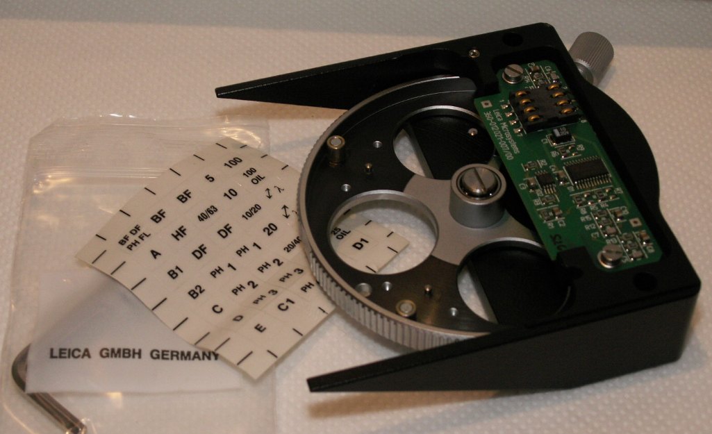 DIC Prismen Revolver für Leica Mikroskope (ohne DIC Prismen) – Optik-Online