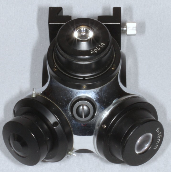 pankratischer Kondensor mit Kondensorköpfen 1,2/Übersicht und Kardioid ...