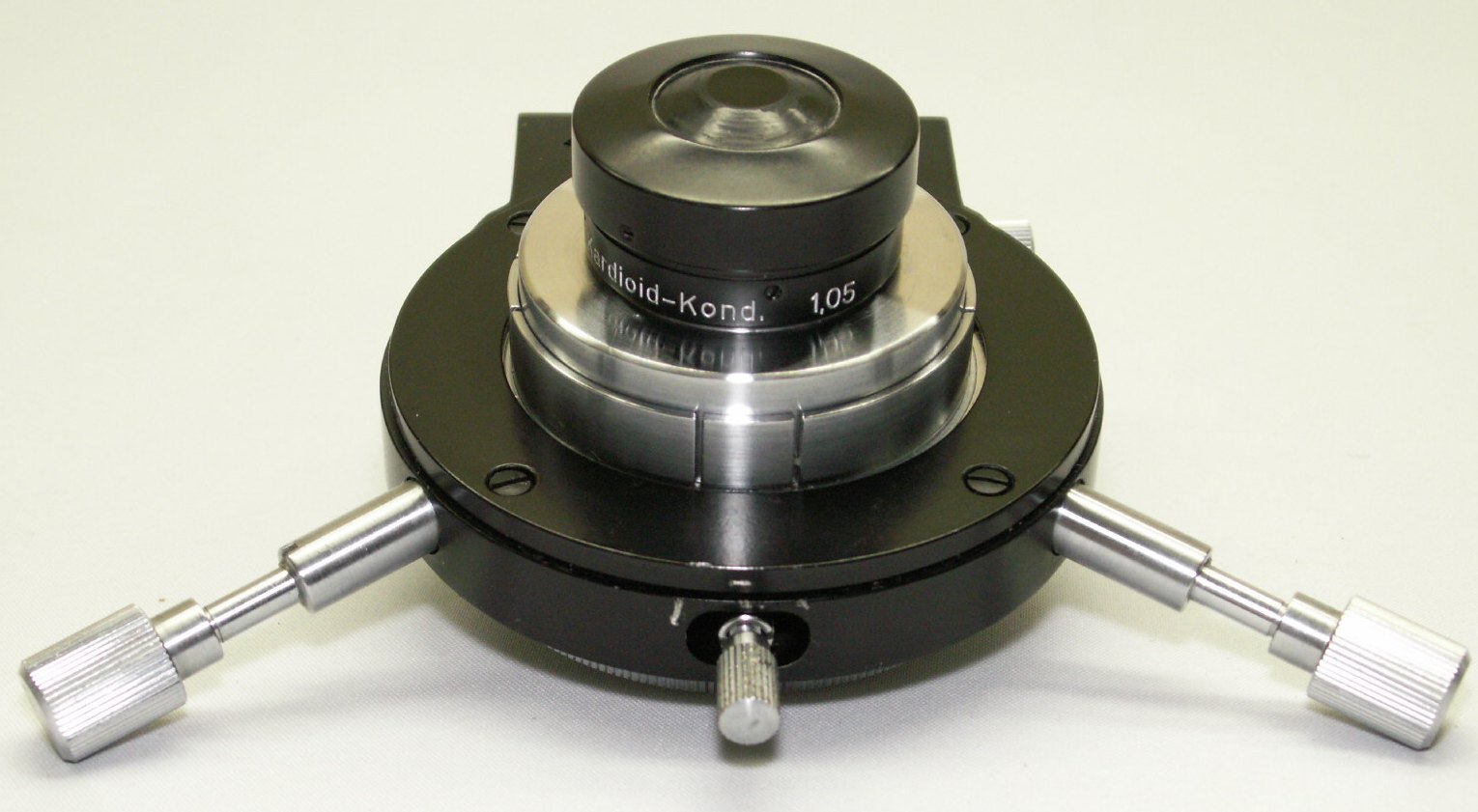 Kardioid Kondensor 1,05 mit Halter, zentrierbar – Optik-Online