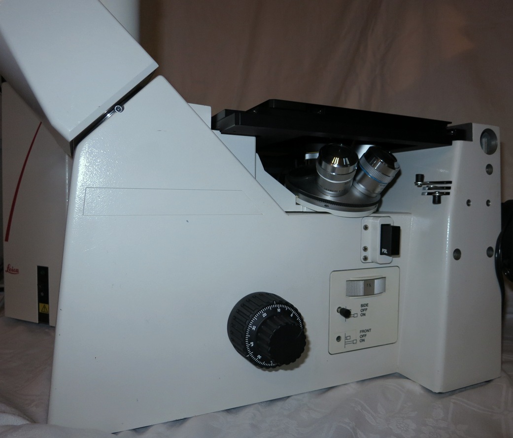 Leica DMIRB inverses Auflichtmikroskop mit Hell- und Dunkelfeld und ...