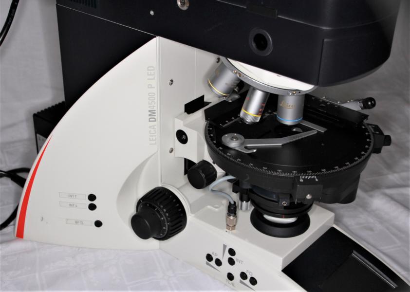 Leica DM 4500P Auflicht/Durchlicht Polarisationsmikroskop mit LED ...