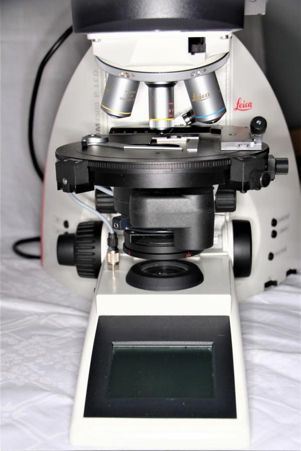 Leica DM 4500P Auflicht/Durchlicht Polarisationsmikroskop mit LED ...