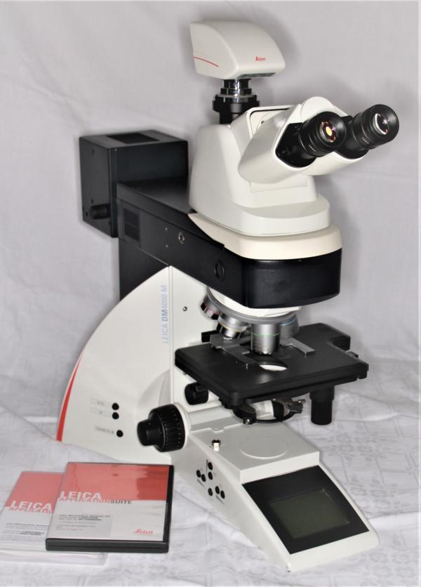 Leica DM 4000 M Auflichtmikroskop mit Hell- und Dunkelfeld und ...
